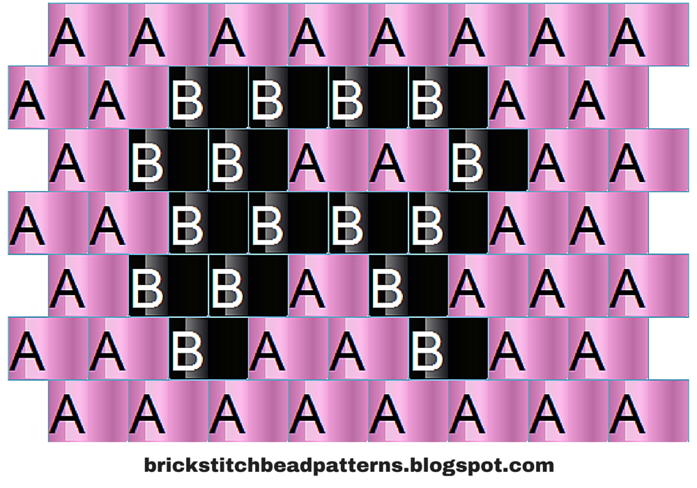 Brick Stitch Bead Patterns Journal: R - Alphabet 1 Free Brick Stitch ...