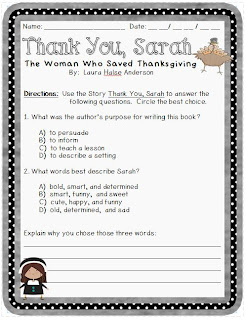 Classroom Freebies Too: "Thank You Sarah! The Woman Who Saved ...