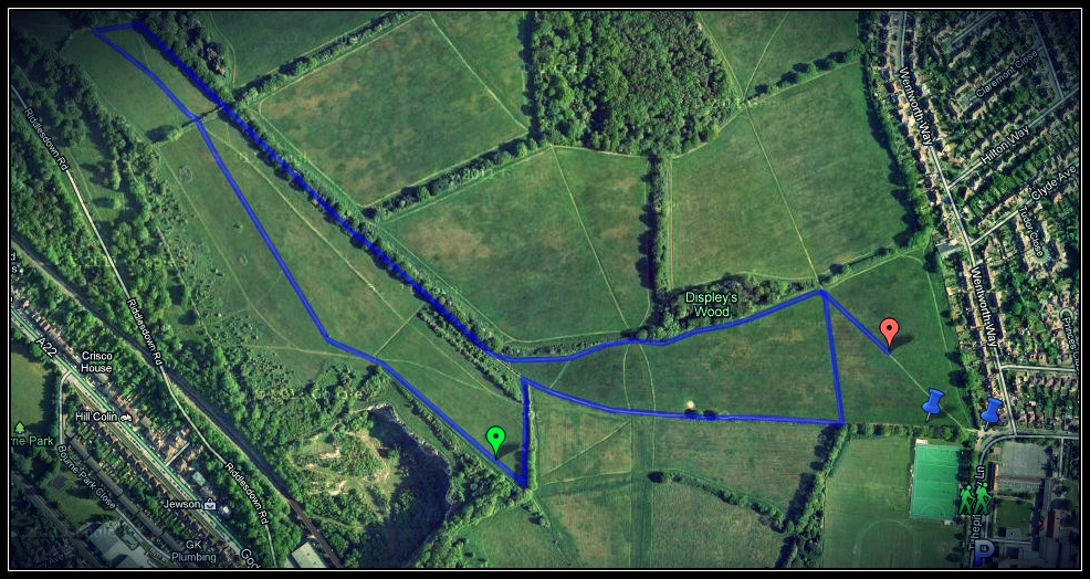 blog7t: Riddlesdown parkrun course description (out of date)