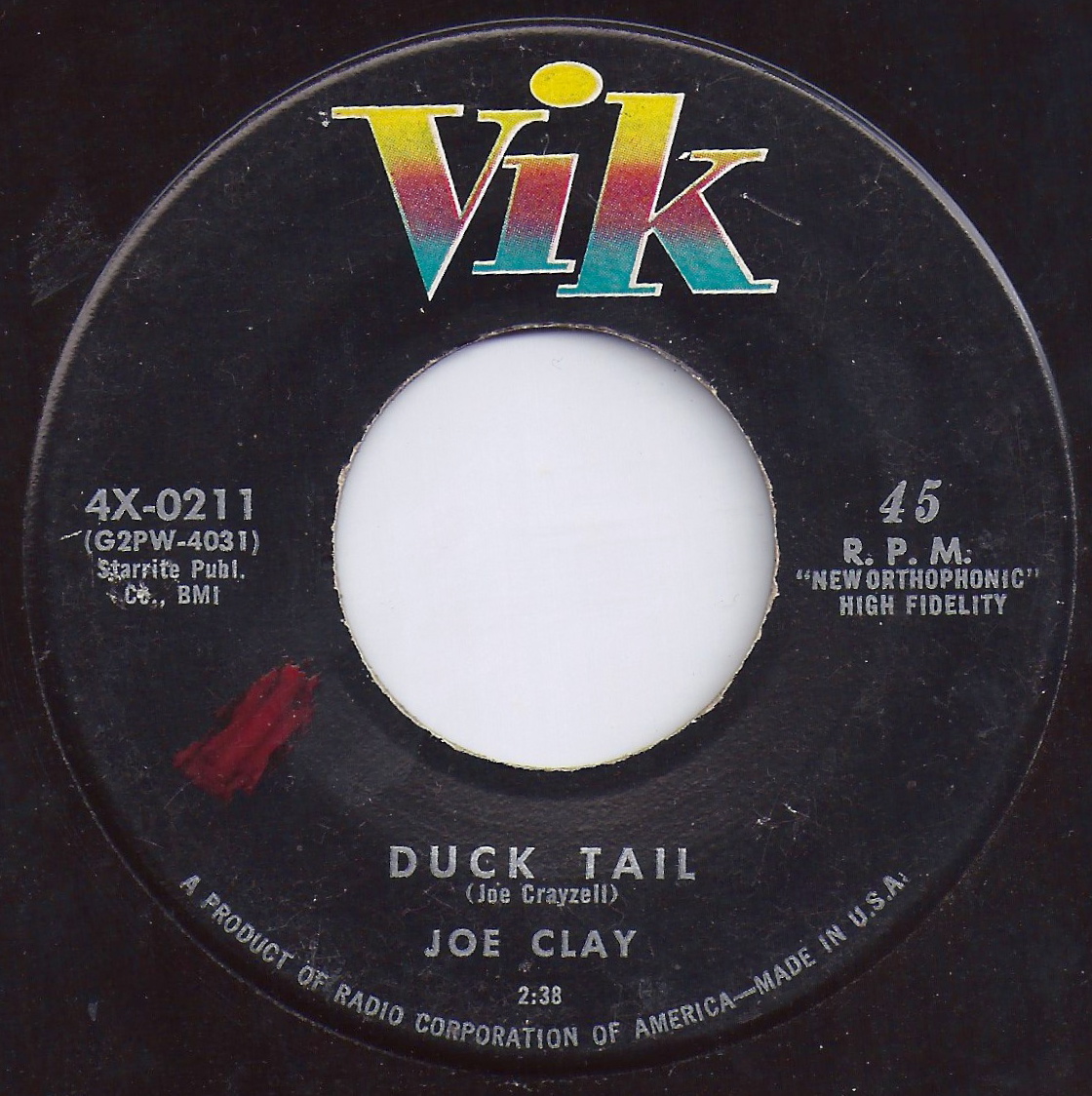 The Devil's Music: Joe Clay - Duck Tails / Sixteen Chicks