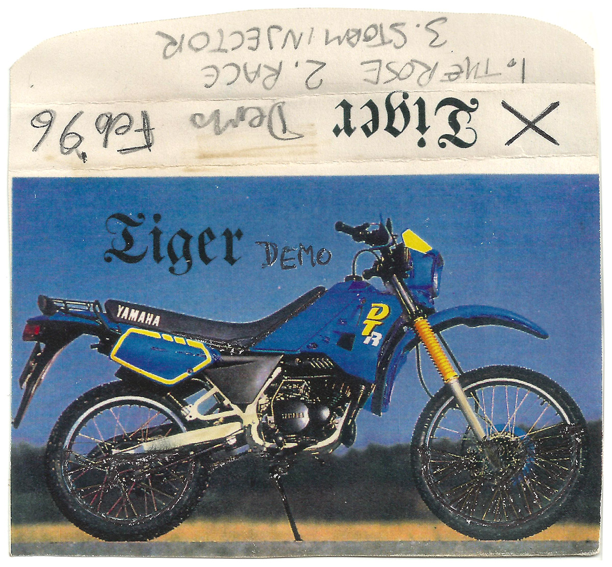 Die Messer: Tiger - demo tape sleeves - by Dan Laidler