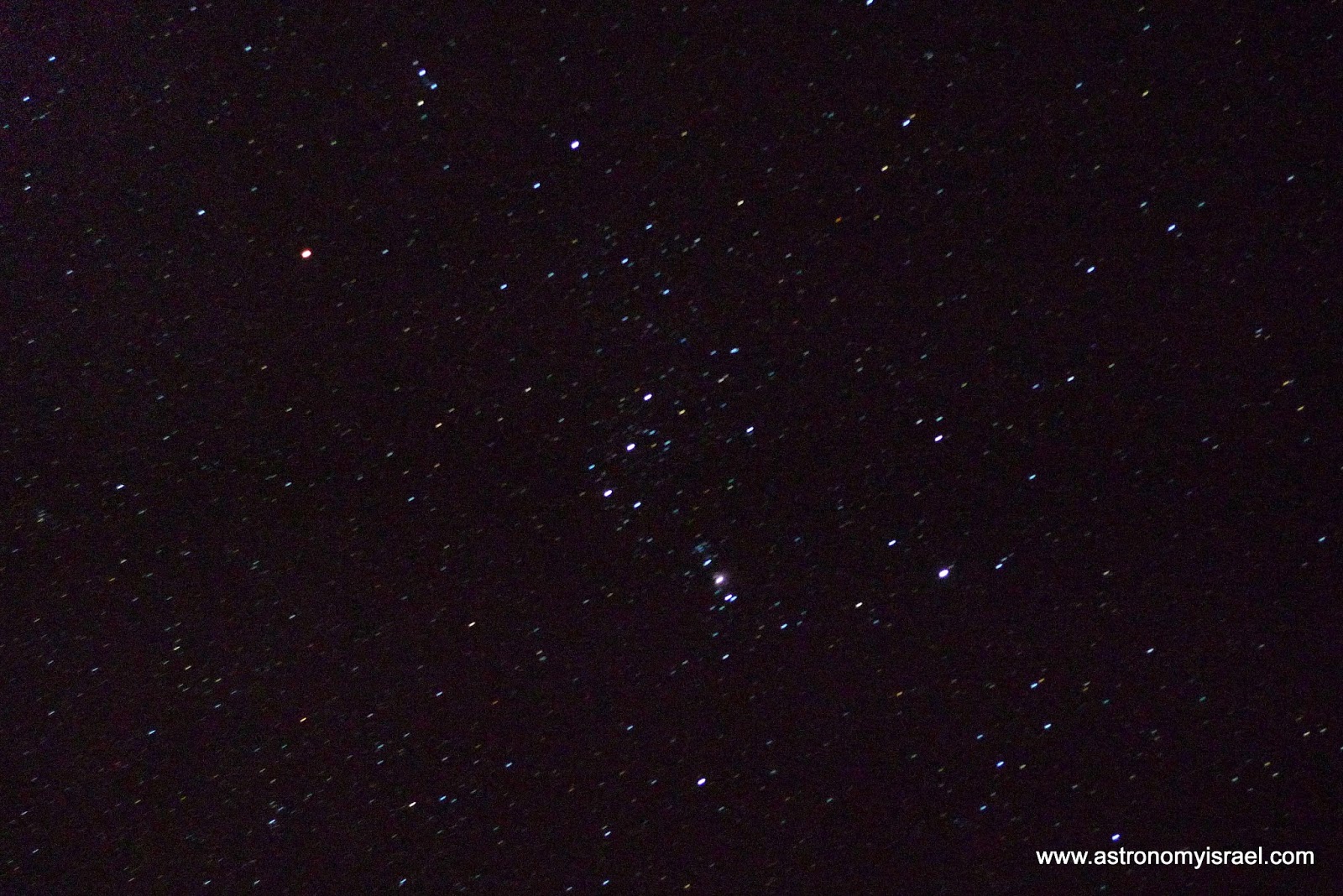 Astronomy Israel: 2013 Conjunction of Mercury and Mars