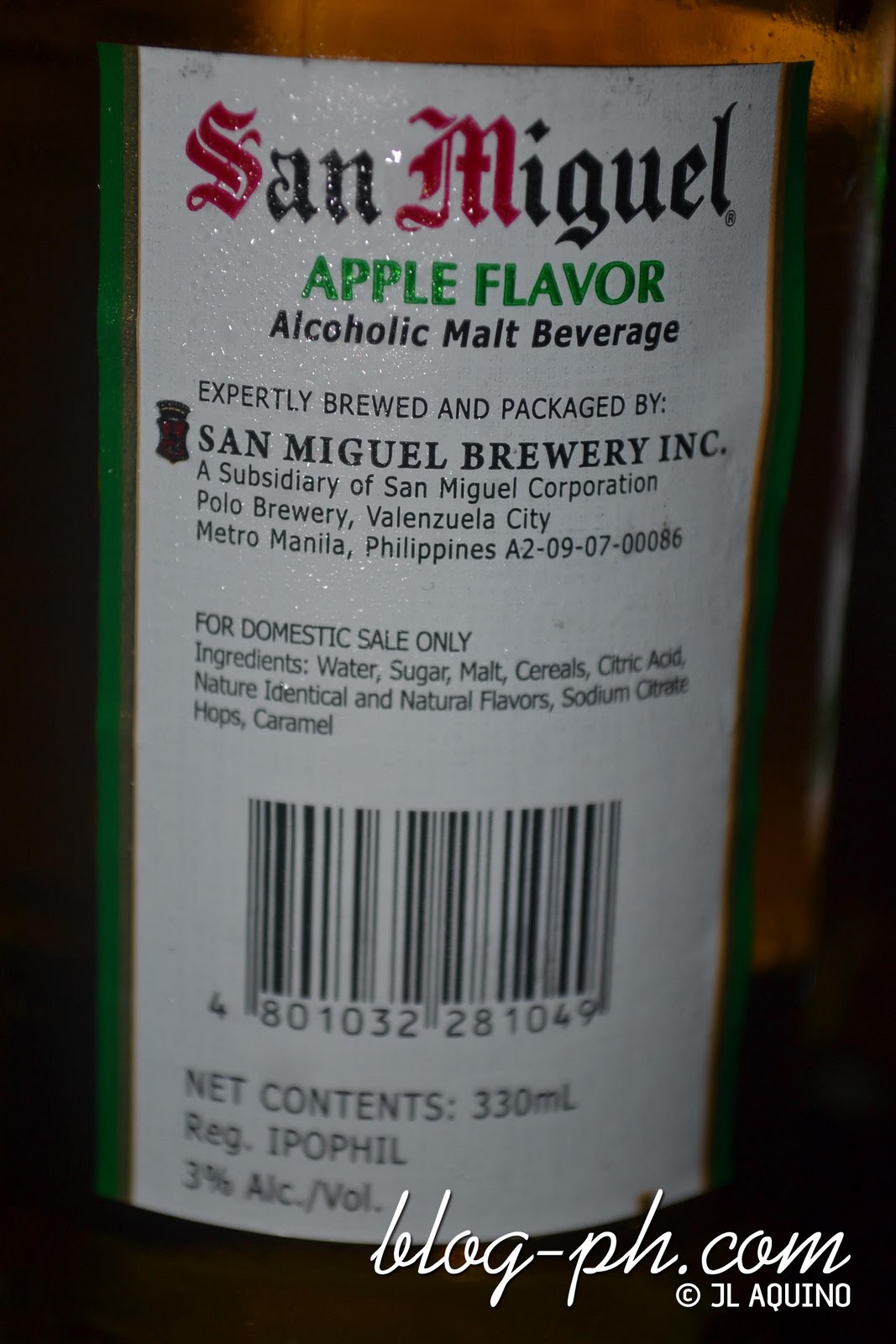 San Miguel Malt Beverages: San Miguel Beers With Apple & Lemon! | BLOG ...