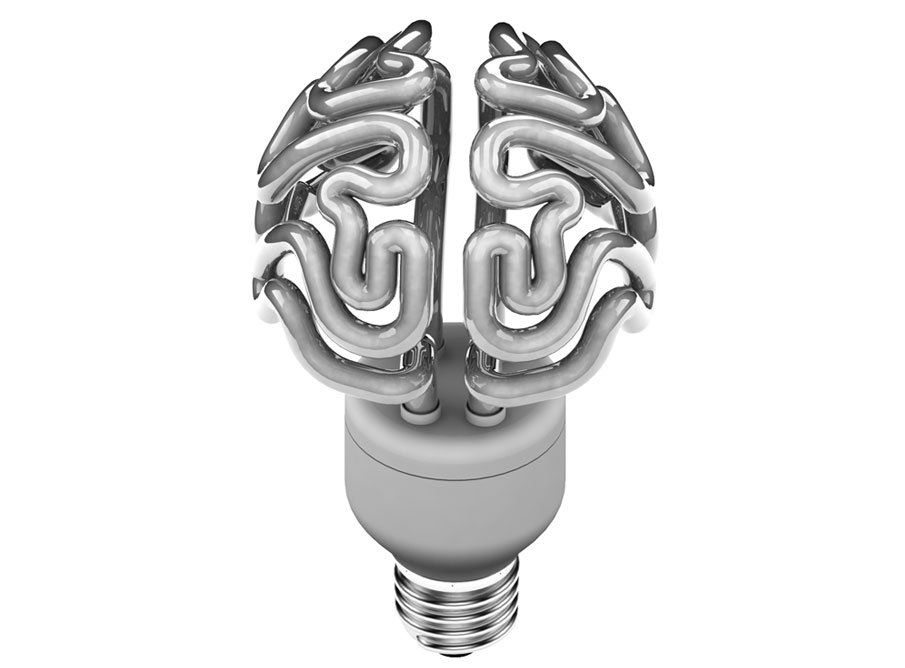 If It's Hip, It's Here (Archives): The Brain Bulb Is One Bright Idea.