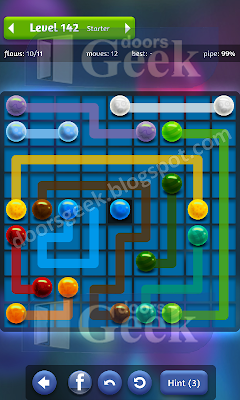 Flow Frenzy [Starter] 9x9 hard Level 142 ~ Doors Geek