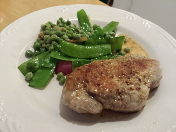 "So what are you making for dinner?": Pork Chops With Spring Vegetables ...