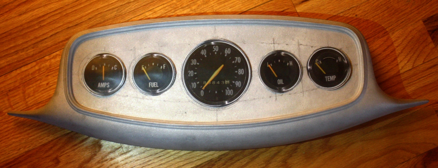 HouseOspeed's 1929 Ford Model A Roadster: GAUGE MOCK-UP