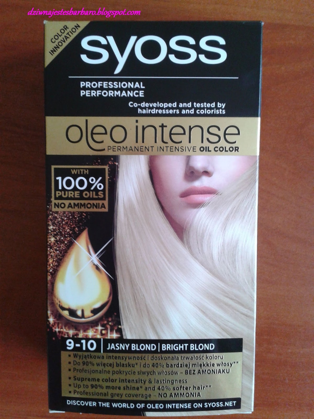 Dziwna jesteś, Barbaro !: SYOSS Oleo Intense - nowa farba do włosów