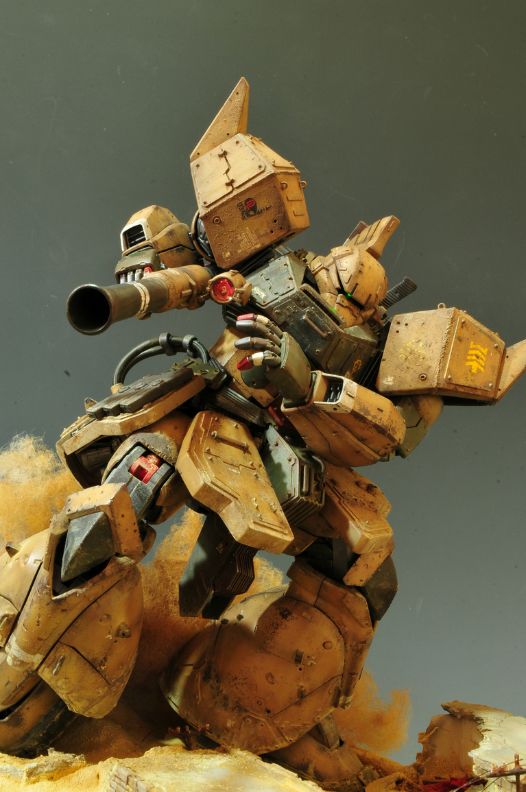 Custom Build: MG 1/100 Gelgoog "Desert Type"