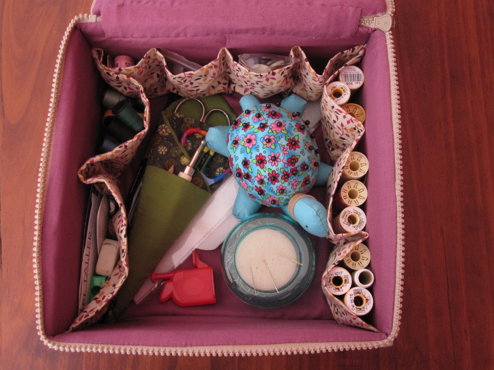 las cositas de silvieta: Costurero Patchwork paso a paso