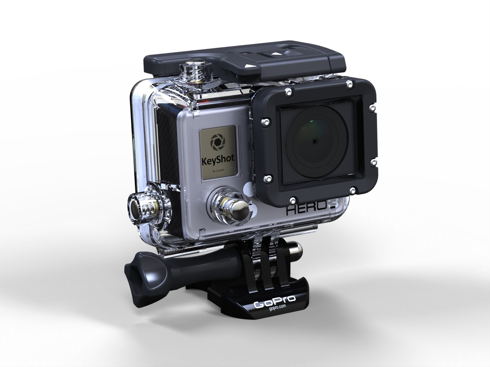 GoPro Hero 3 (W) || Download free 3D cad models #100064