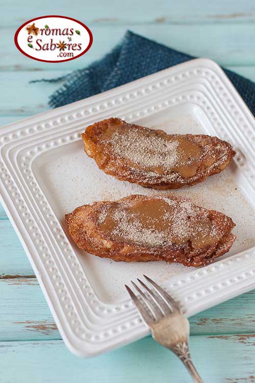 Aromas e Sabores: Rabanadas de doce de leite - rabanada "churros"