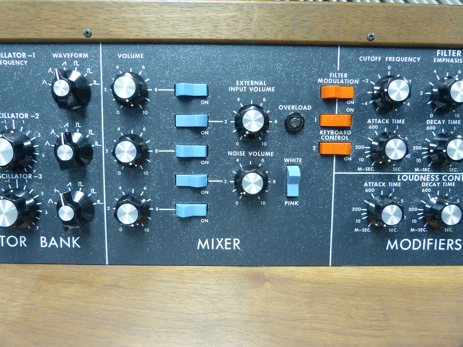 MATRIXSYNTH: Vintage Moog Minimoog Model D SN T2687F w/ Old Oscillator ...