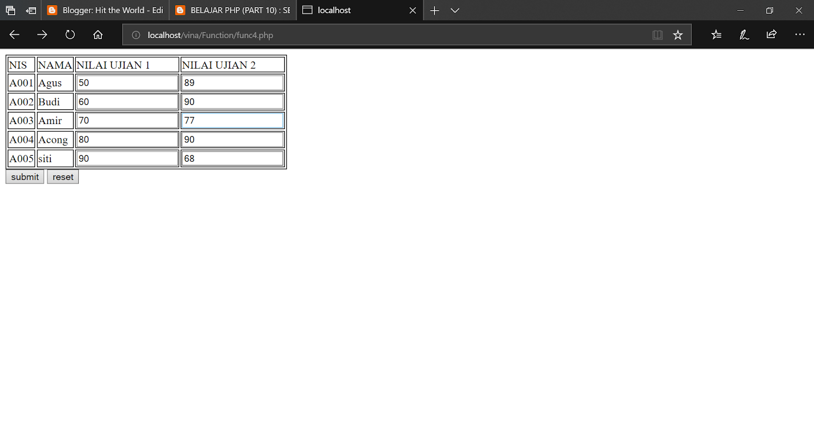 BELAJAR PHP (PART 12) : Function
