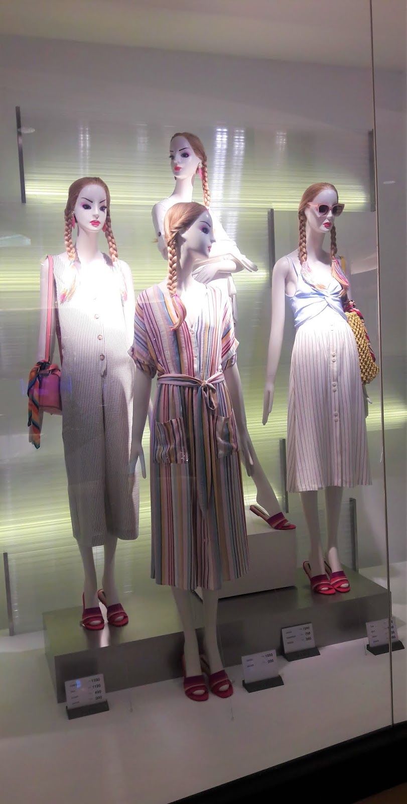 ZARA window display at ZARA Siam Paragon in Bangkok, Thailand