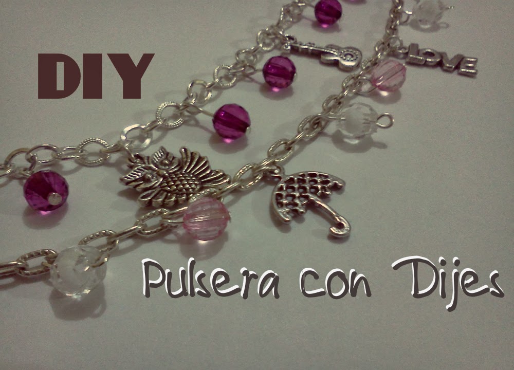 Tutorial Pulsera cadena con Dijes