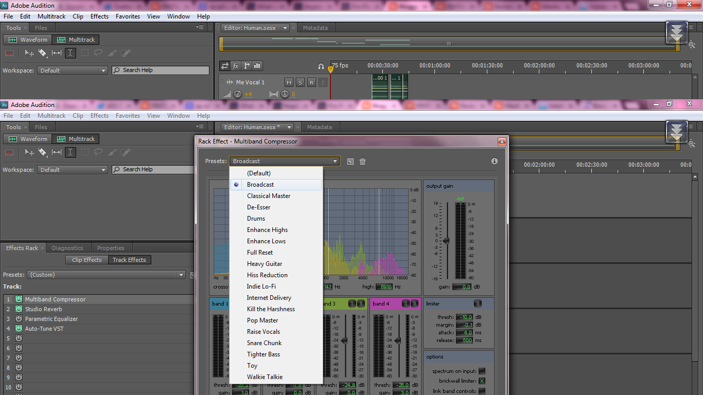 Tutorial Basic Adobe Audition : Reverb dan Multiband-Compressor | PINTU ...