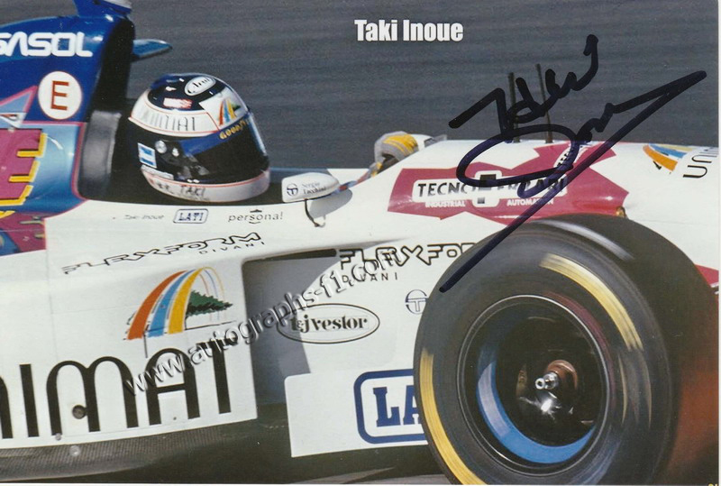 Autographs-F1: 295. Taki INOUE