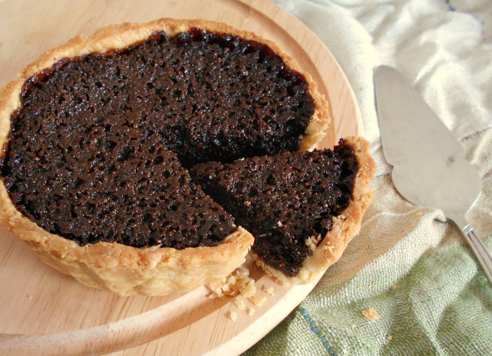 Spiced Black Treacle Tart