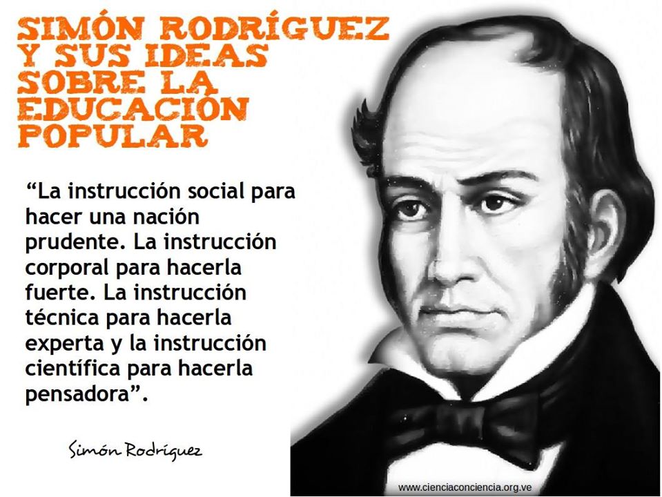 Utieb San Agustín: Simón Rodríguez, maestro de generaciones repúblicanas