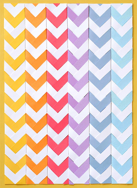 Be Different...Act Normal: Chevron Paper Braiding