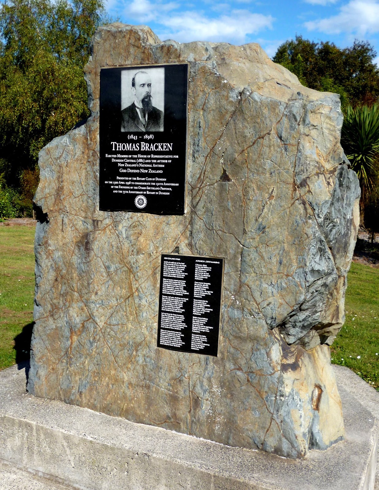 Dr Tony Shaw: Thomas Bracken in Dunedin, New Zealand