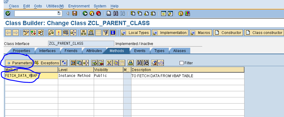 SAP TECH: Global Class : Inheritance