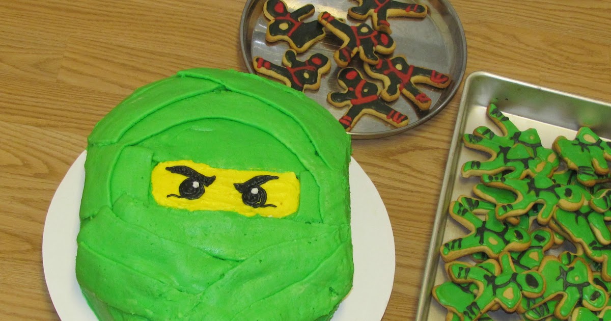 Ninja party Ideas and Ninja Cake