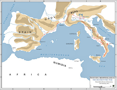 The Inevitable Spark: Maps of Rome, Carthage and the Punic Wars