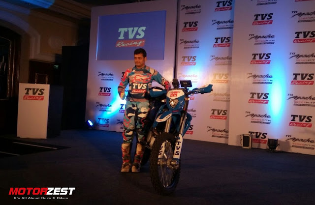Aravind KP To Race For Sherco-TVS Team In Dakar Rally 2017 - MotorZest