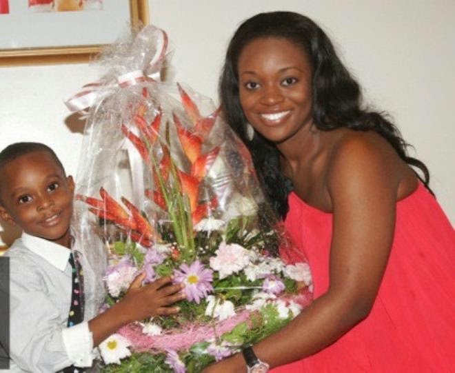 Gboah.com: JACKIE APPIAH'S Finally shows up his cute Son (see photo)