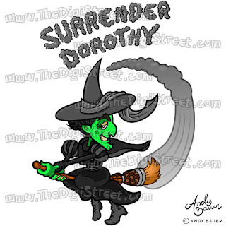 Art by Andy Bauer: Surrender Dorothy