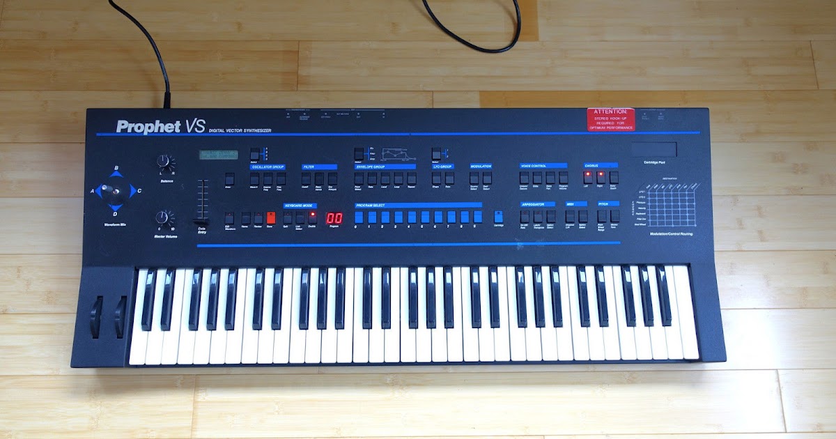 MATRIXSYNTH: Sequential Circuits Prophet VS Keyboard Synthesizer