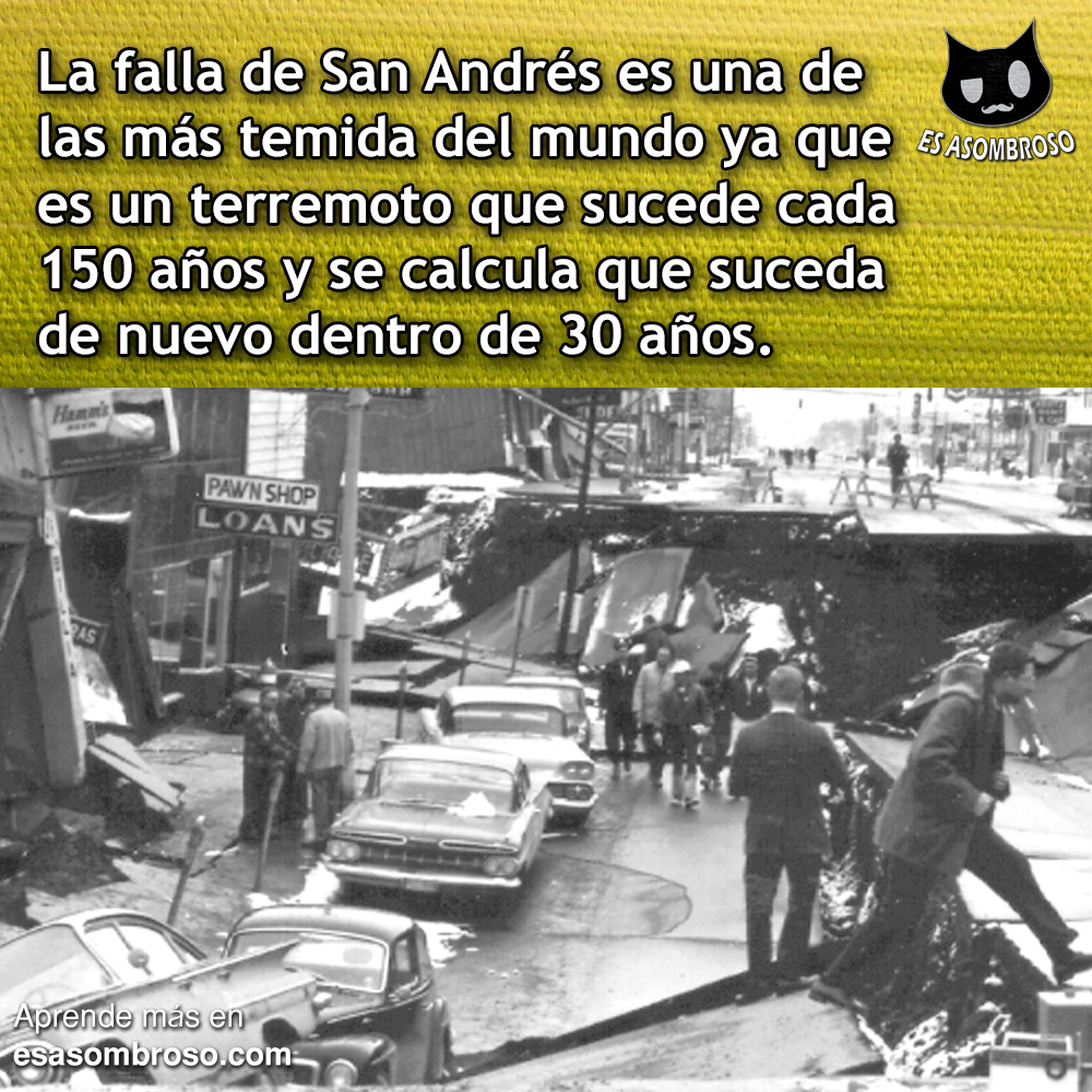 Es Asombroso: La falla de San Andrés, una de las fallas más temidas en ...
