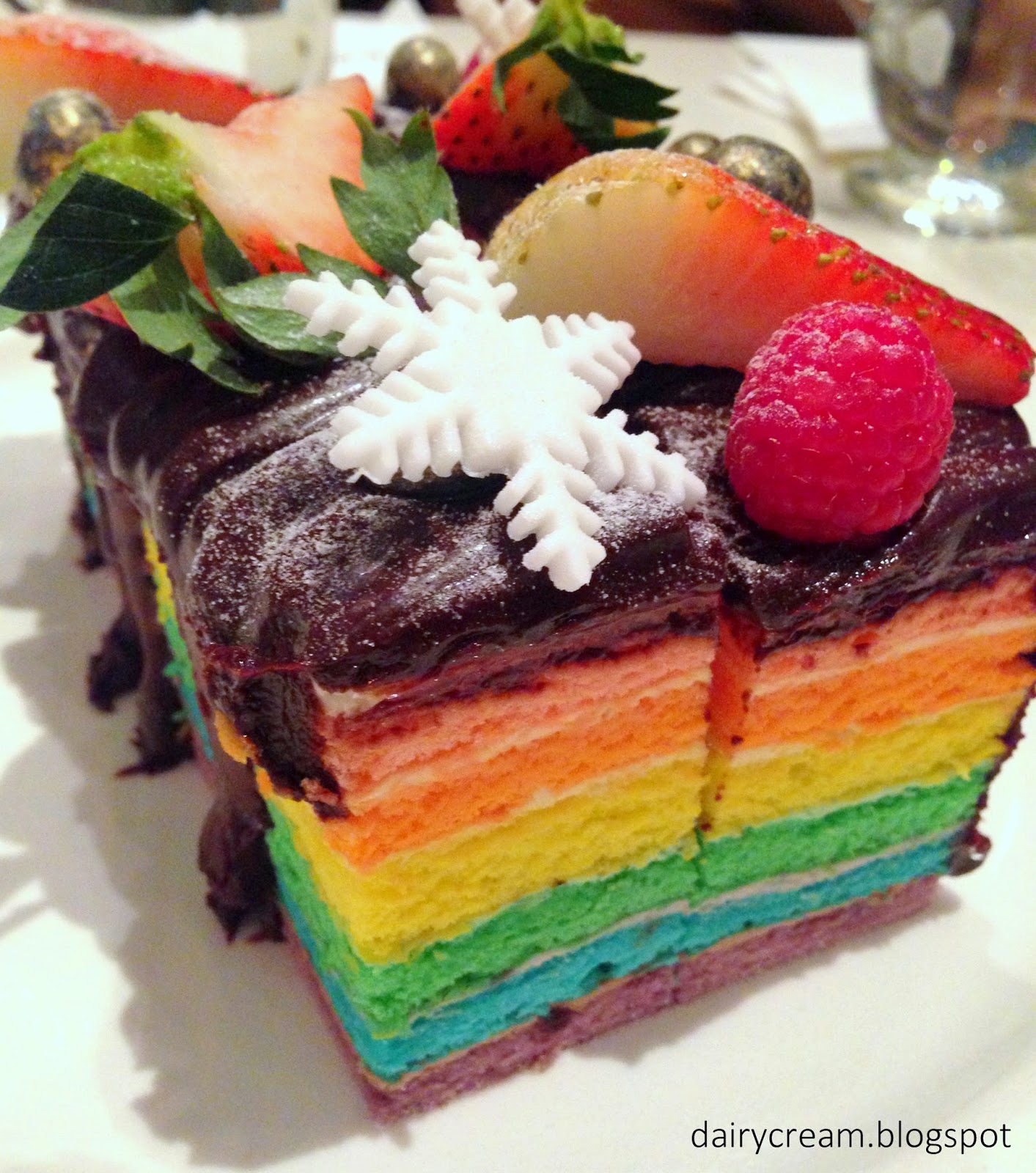 Medz Christmas SG 2014 : Rainbow Log Cake