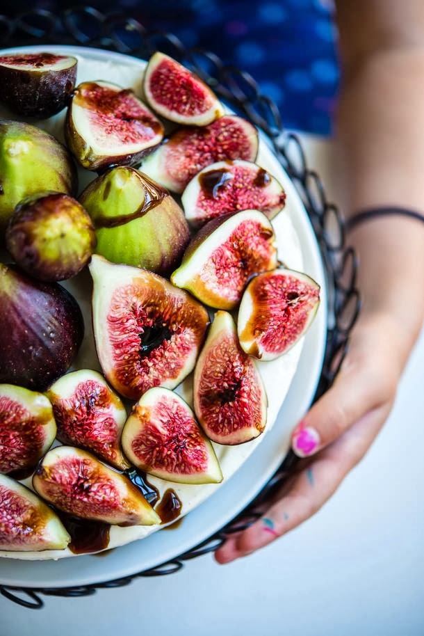 Fig Cheesecake with Balsamic Glaze | Kitchen Assassin