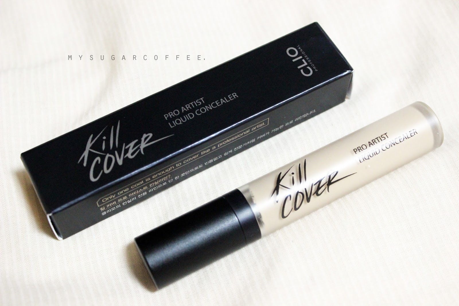 MY SUGARCOFFEE: REVIEW : Clio "Kill Cover" Pro Artist Liquid Concealer