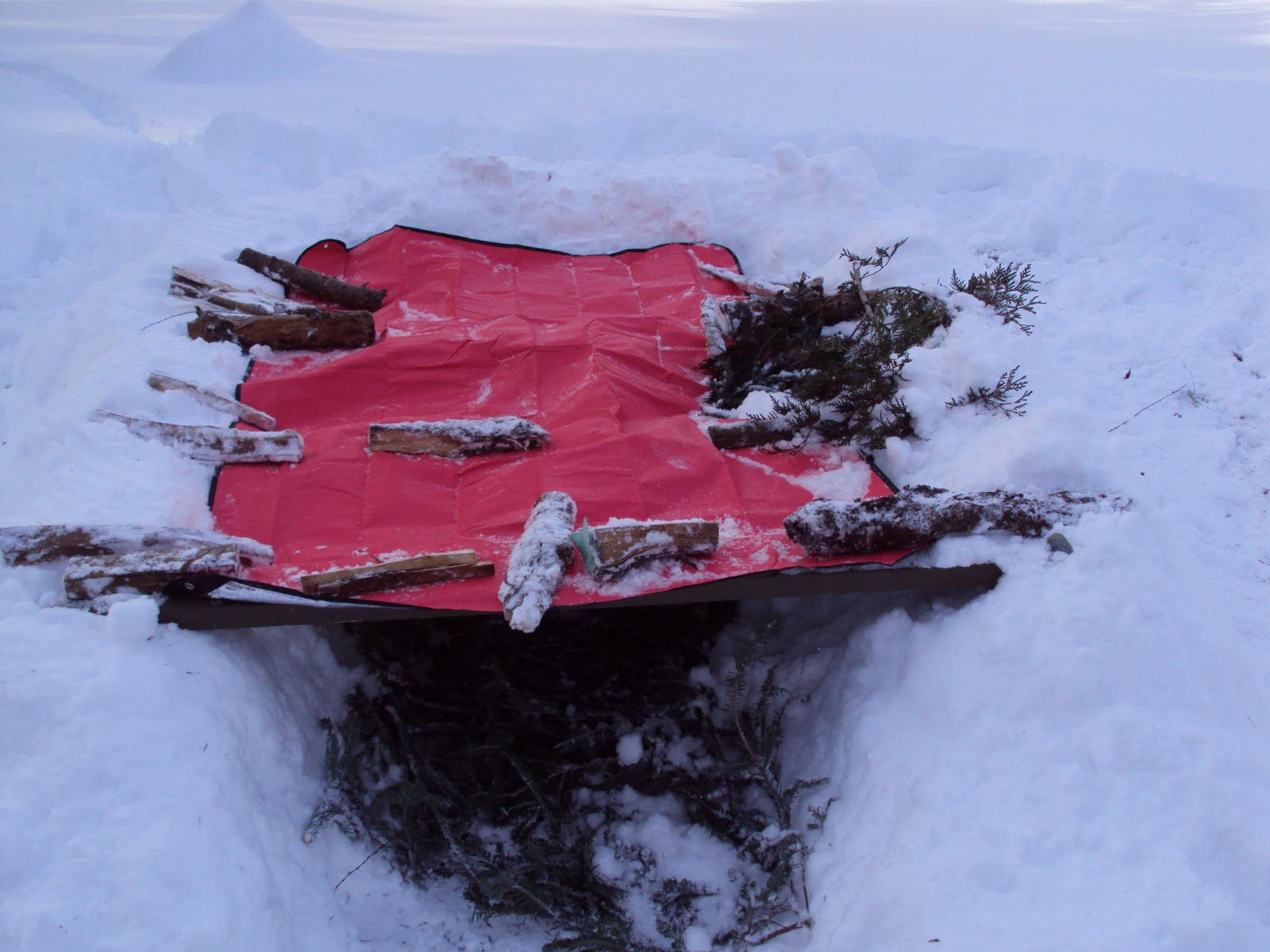 Bens Blog: Winter Survival Shelter: The snow trench