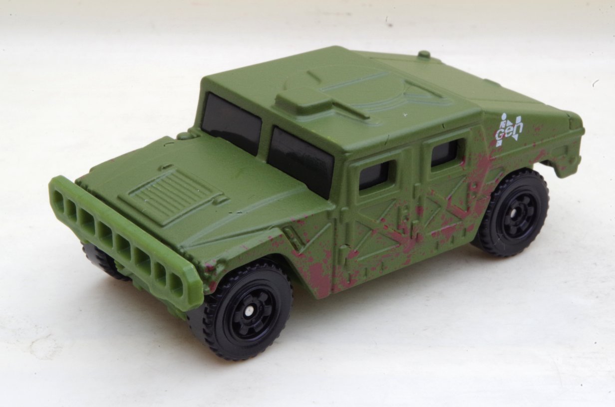 Mustang Fan Peru: InGen Humvee - Matchbox