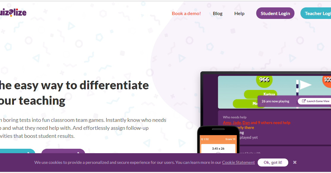Technology Apps for Teachers : Quizalize