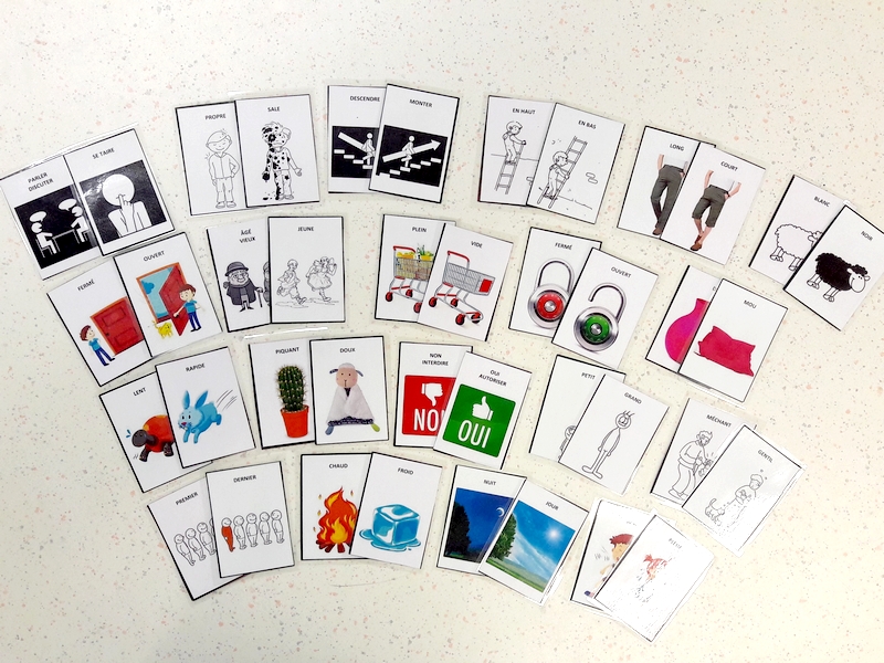 Le Journal de Chrys: Les mots contraires en MATERNELLE