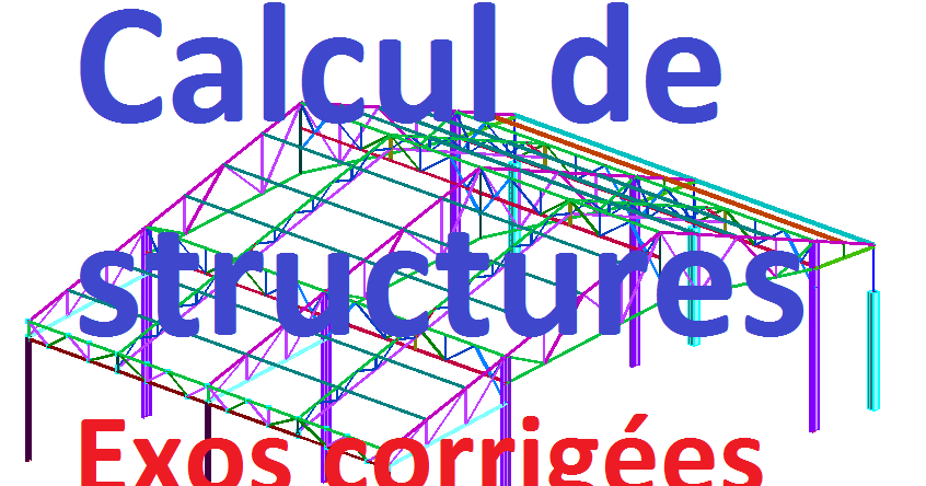 Calcul de structures et ouvrages exercices corrigées