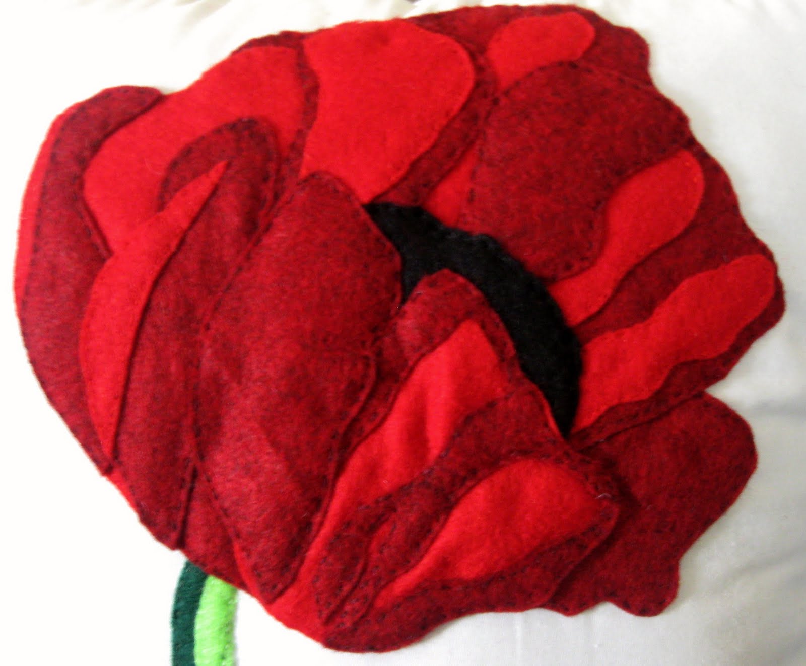 Buffalovely: Pretty Pretty Poppy Pillow