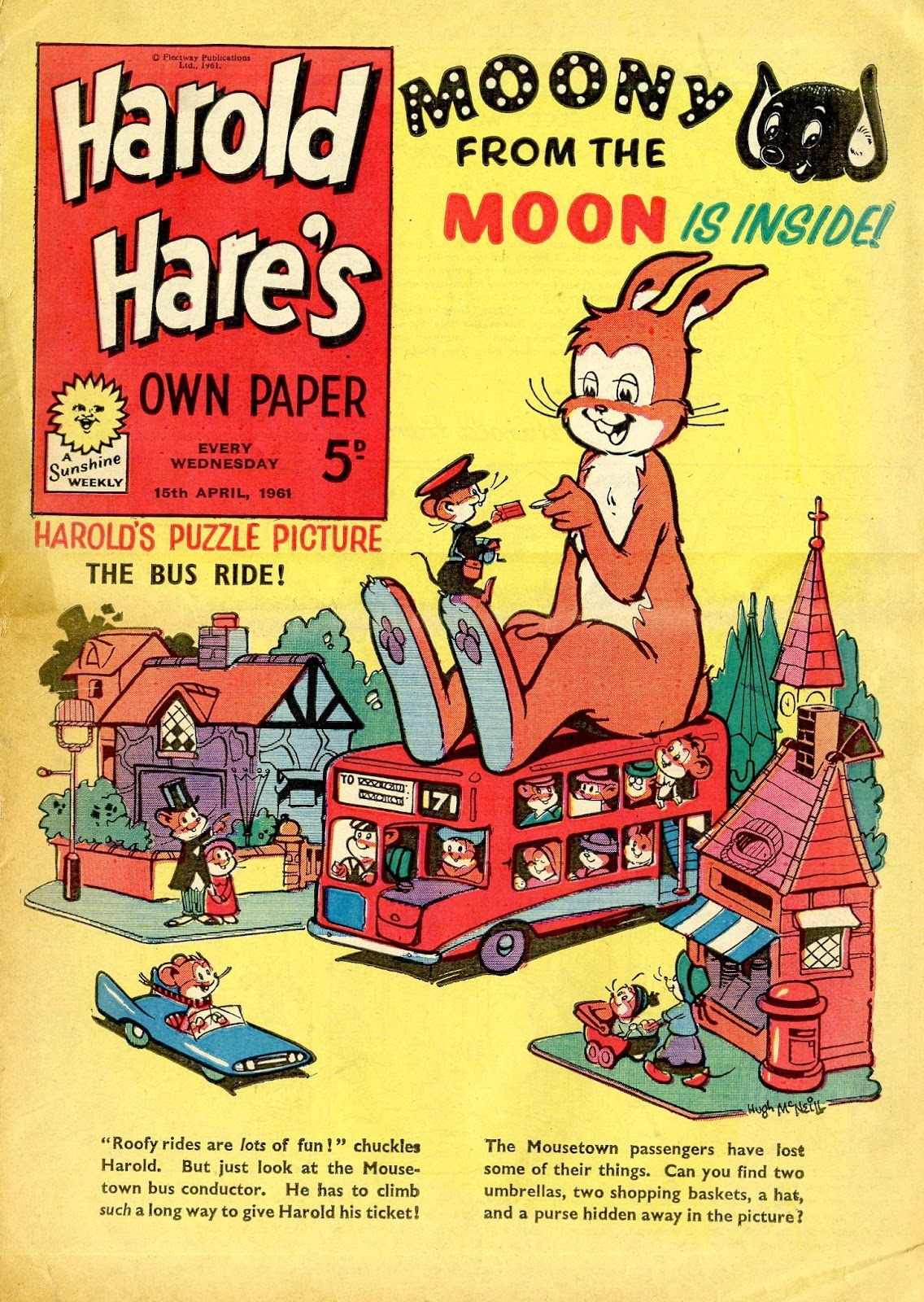 *KAZOOP !!: HAROLD HARE’S OWN PAPER, April 1961
