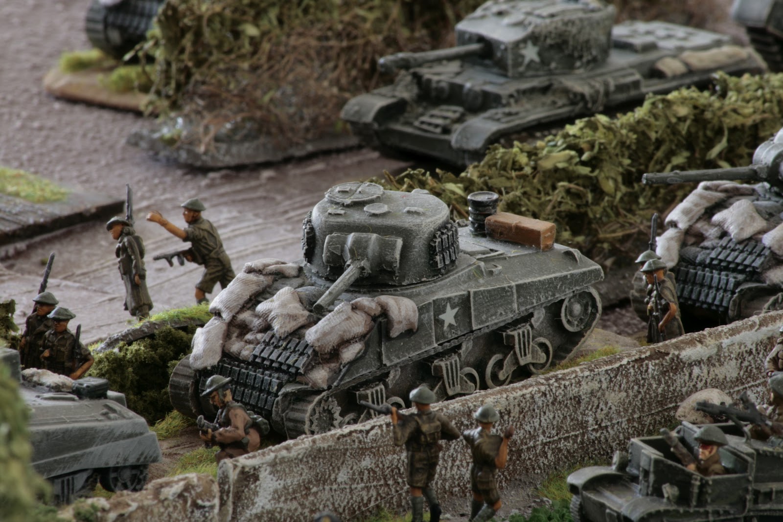 Wargame Holidays: Normandy 1944 - shots of one of the games Part 1
