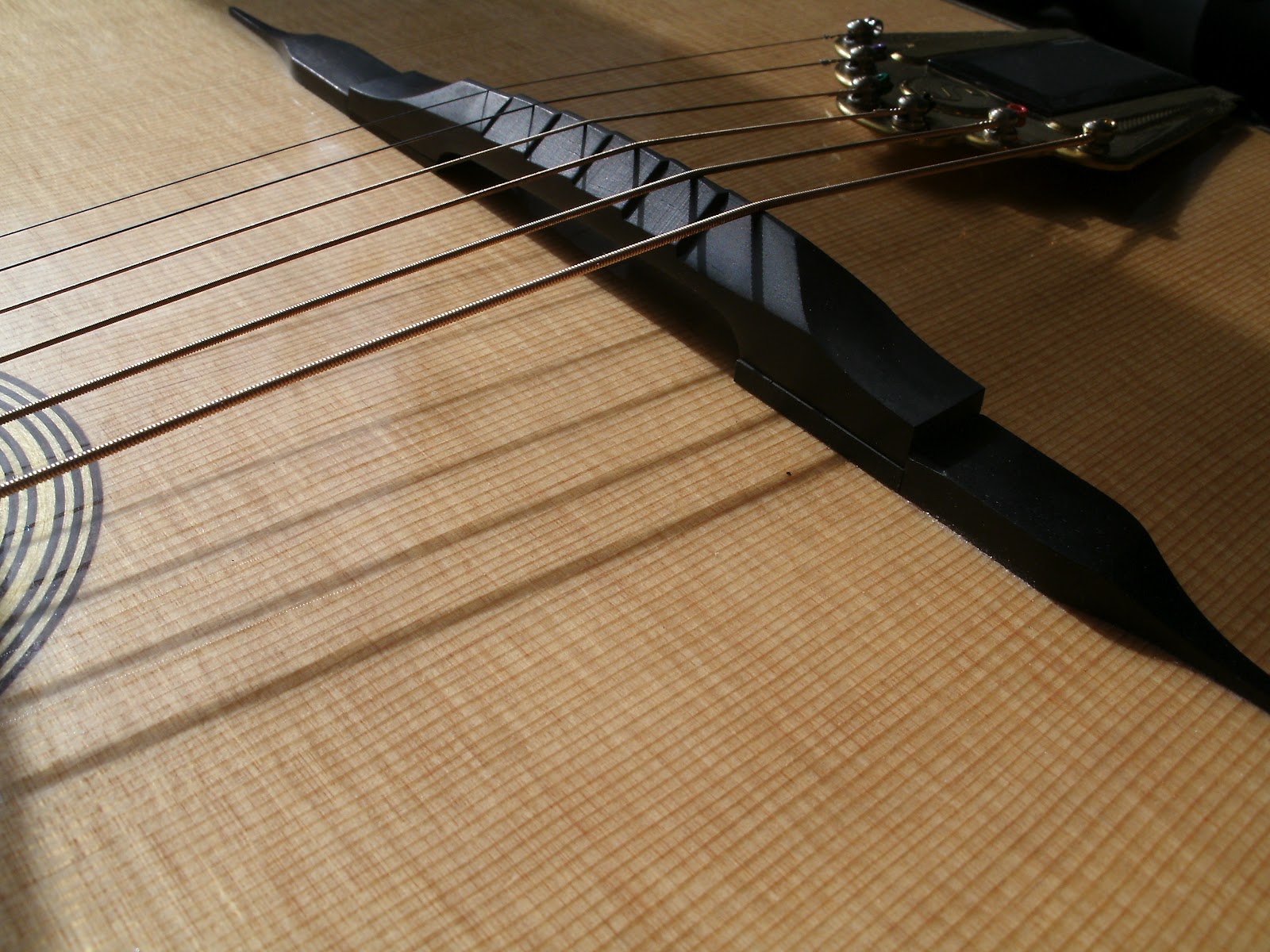 TheNathanielJames: Shimming a Gypsy Guitar's Bridge