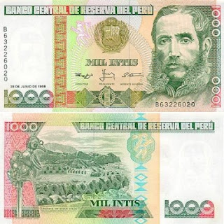 Banknotes collection: Peru