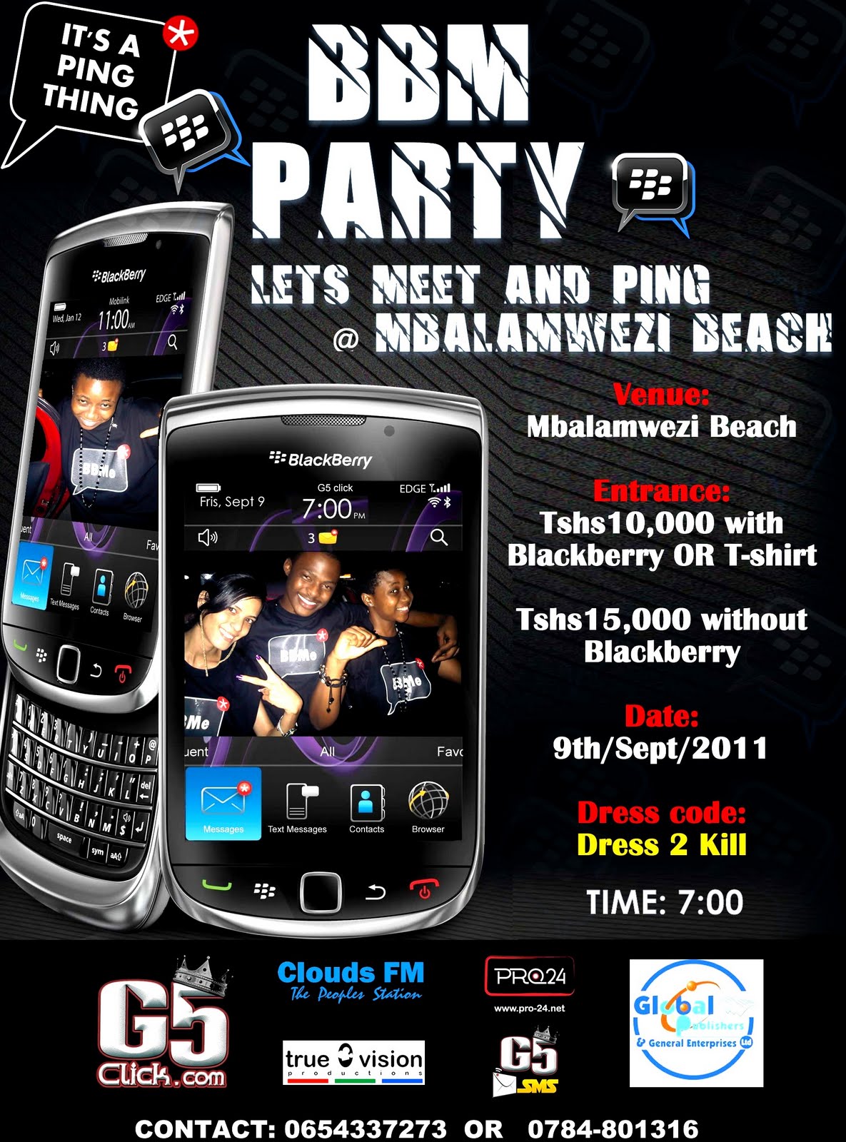 BBM PARTY - LETS MEET AND PING @ MBALAMWEZI BEACH ~ Entertainment ...