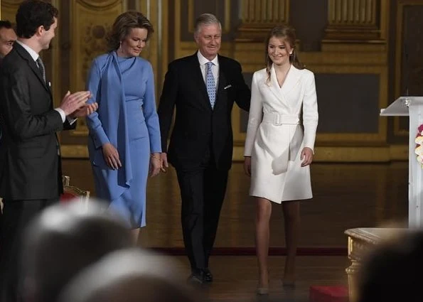 Belgian Crown Princess Elisabeth celebrates her 18th birthday