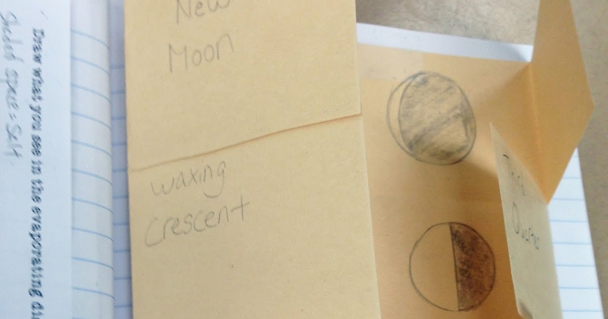 Foldable Friday: Phases of the Moon | Technically Speaking with Amy